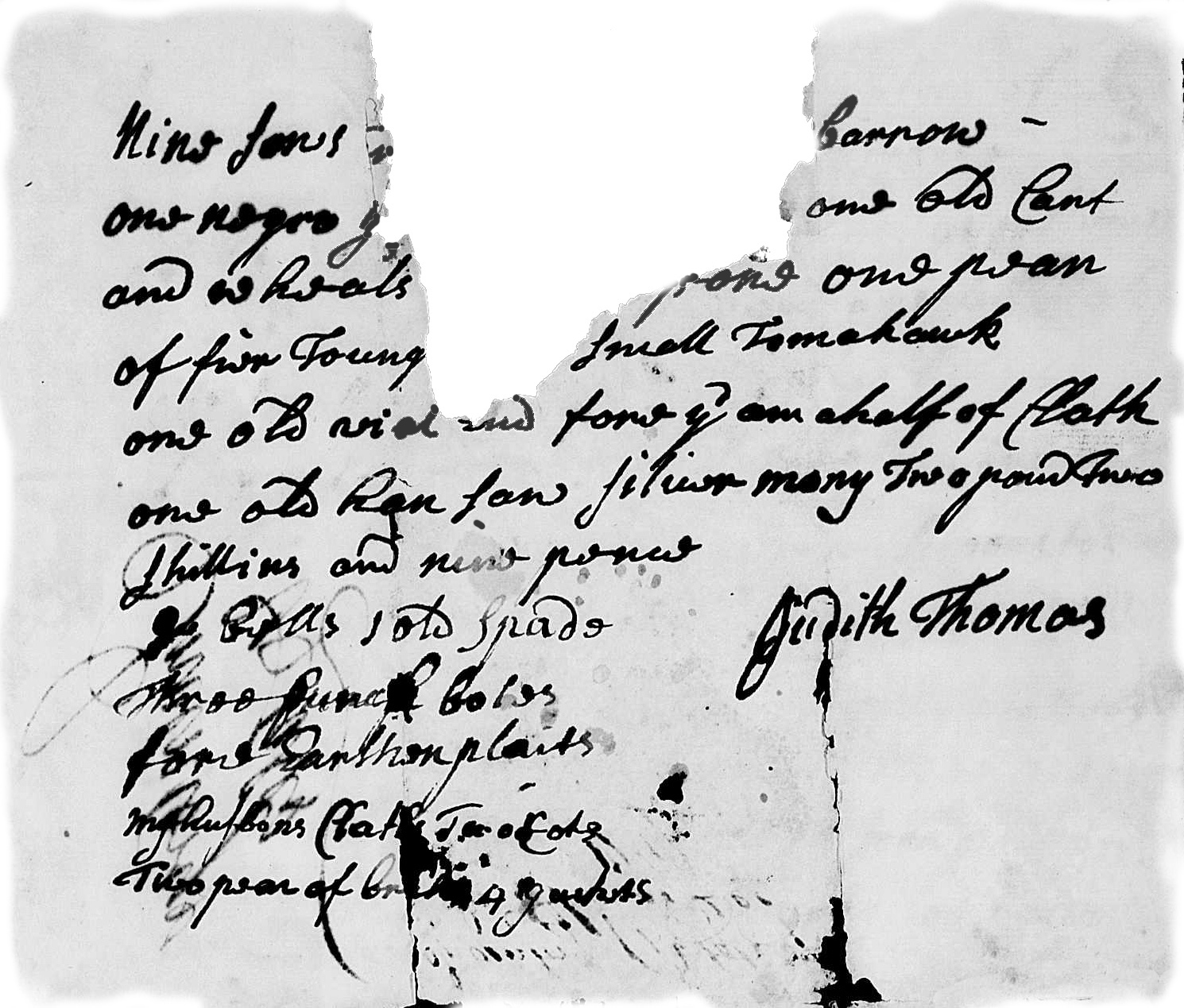 Thomas and Bridges Story 1540-1840 | They Lived Along a Rocky River